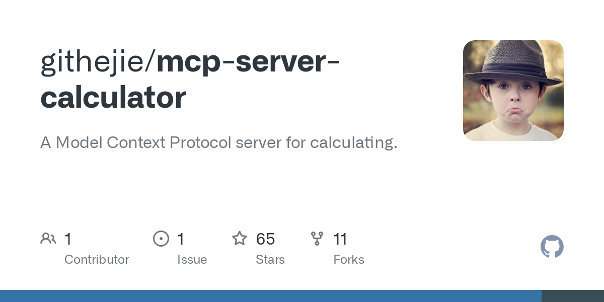 githejie/mcp-server-calculator | Find Your AI Tools