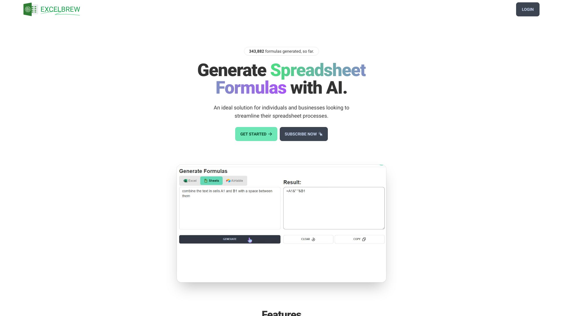 AI-Powered Spreadsheet Automation | Find Your AI Tools