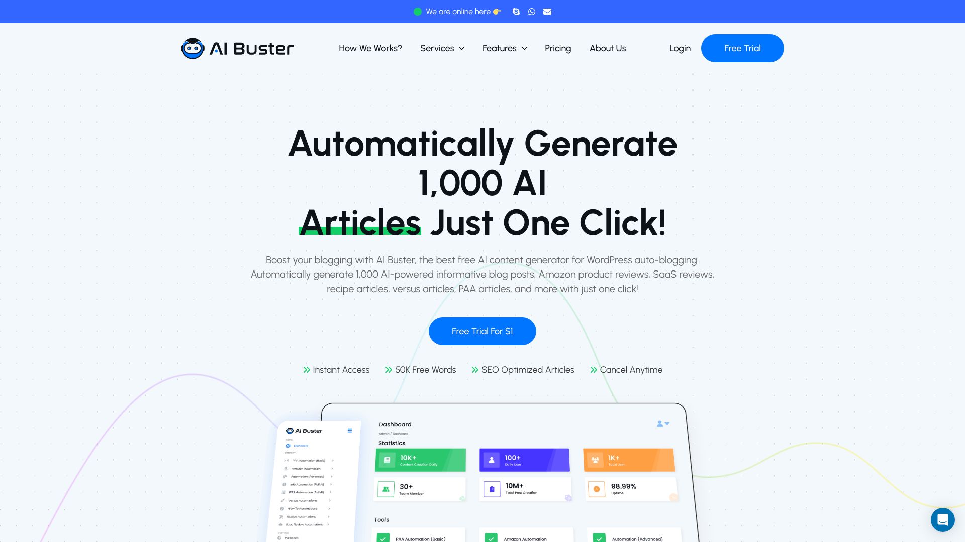 AI Buster: Automated Content Generation | Find Your AI Tools