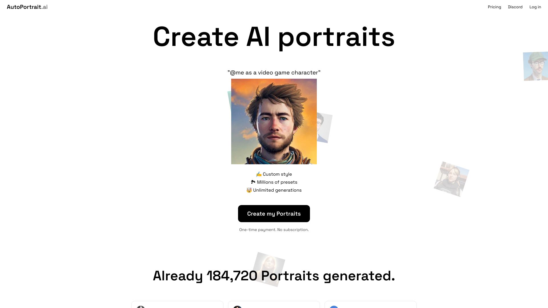 AI Portraits Generator - Transforming Selfies into Art | Find Your AI Tools