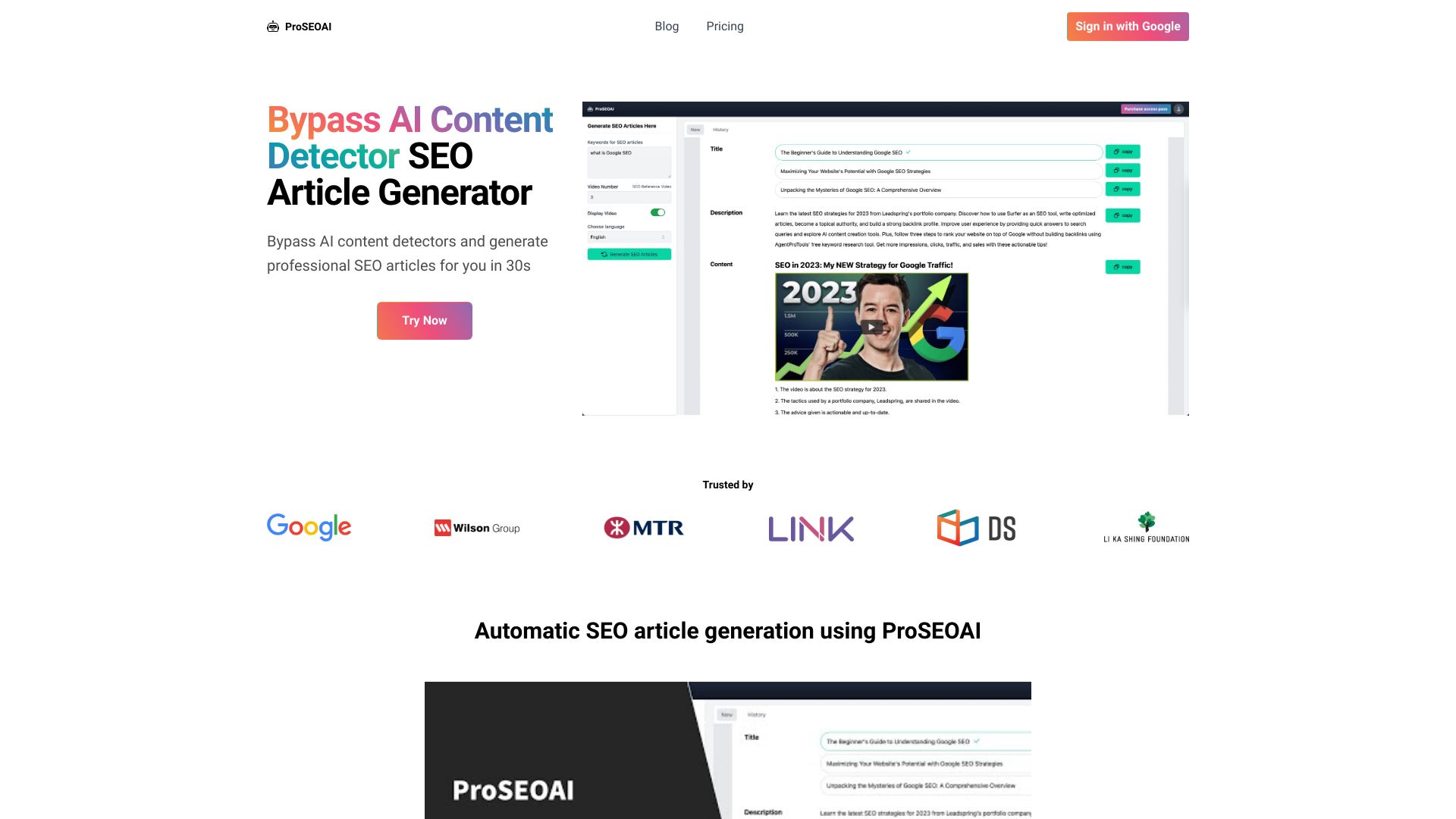 AI-Powered SEO Article Generator | Find Your AI Tools