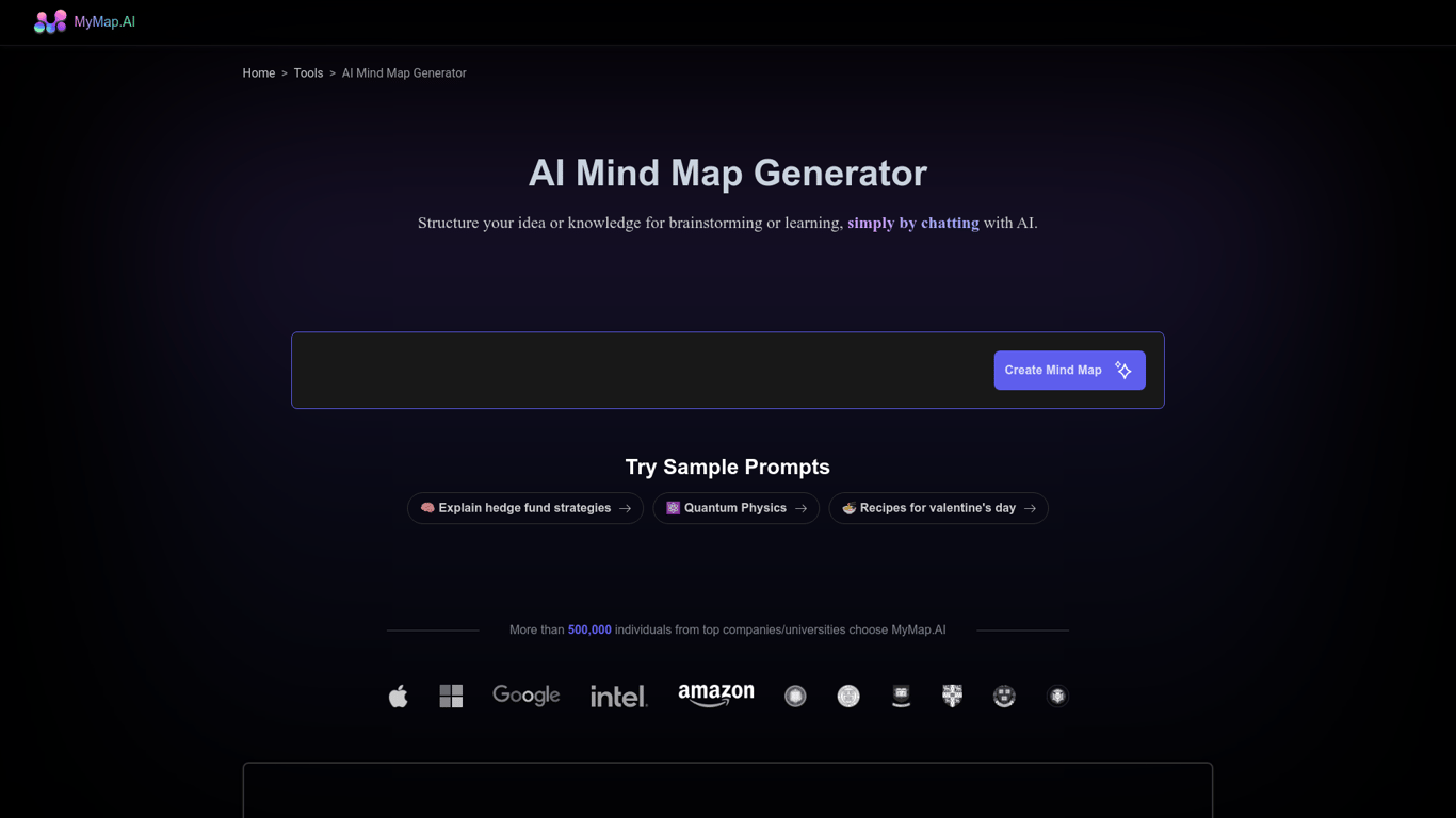 Transform Ideas into Visual Maps | Find Your AI Tools