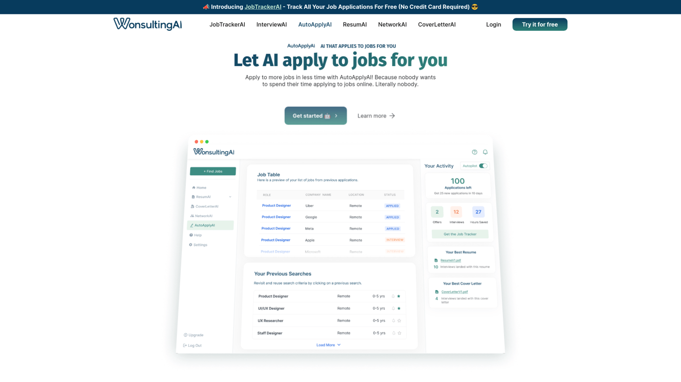 AI-Powered Job Search Automation Platform | Find Your AI Tools
