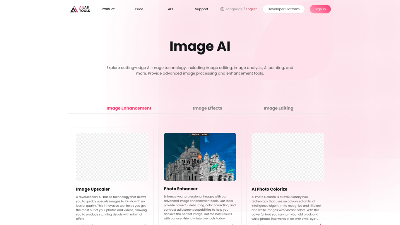 AI Photo Editor - AILab Tools | Find Your AI Tools