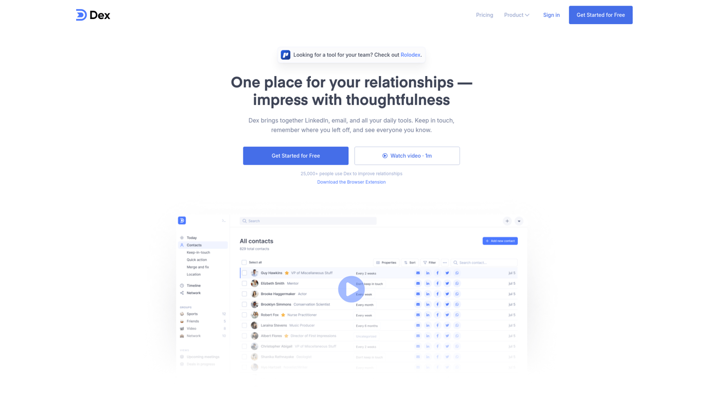 Dex: Enhance Your Productivity | Find Your AI Tools