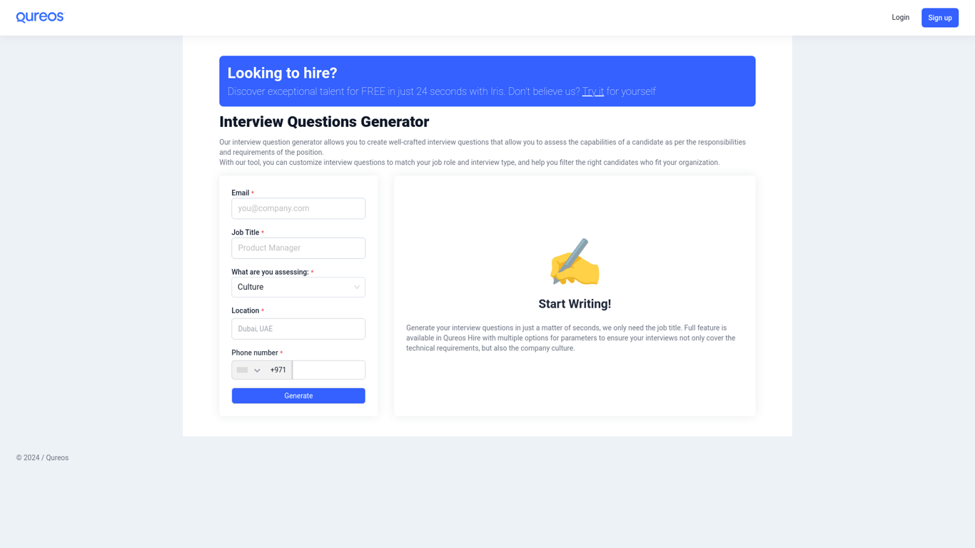 AI Interview Question Generator | Find Your AI Tools