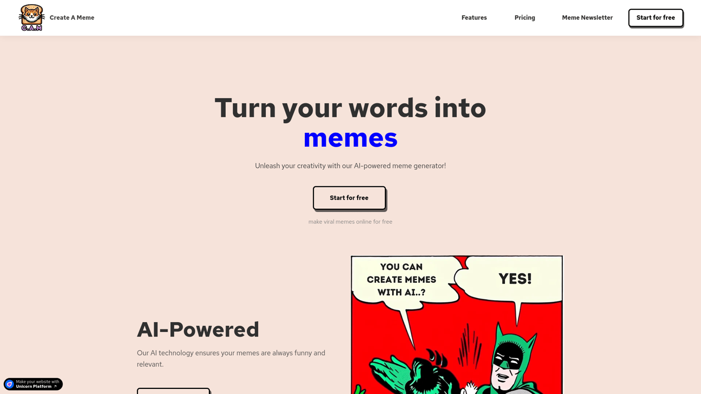 Effortless AI Meme Creator | Find Your AI Tools